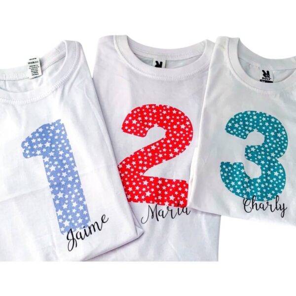 Camiseta con número personalizada - Cocholate